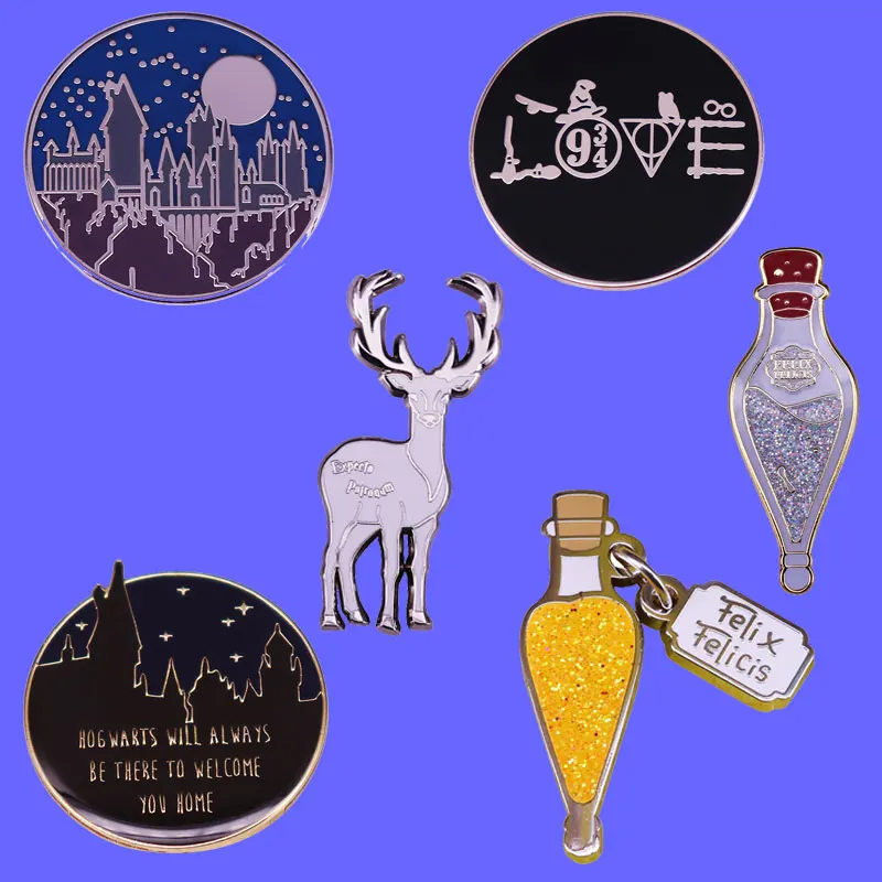 Insignias-de-Anime-de-varios-art-culos-m-gicos-Pin-perif-rico-de-la ...