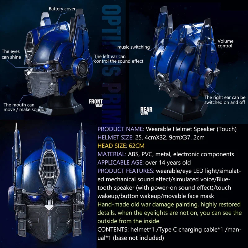 Optimus Prime Helmet Painted