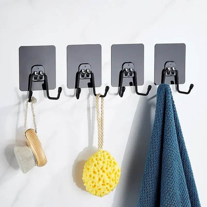 Self-Adhesive-Hooks-Rotating-Waterproof-Seamless-Strong-Sticker-Holder ...