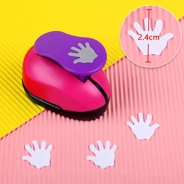 1 “(2,5 Cm) Kézi Alakú Kézműves Lyukasztó Pálca Iskolai Papír Eva Hole ...