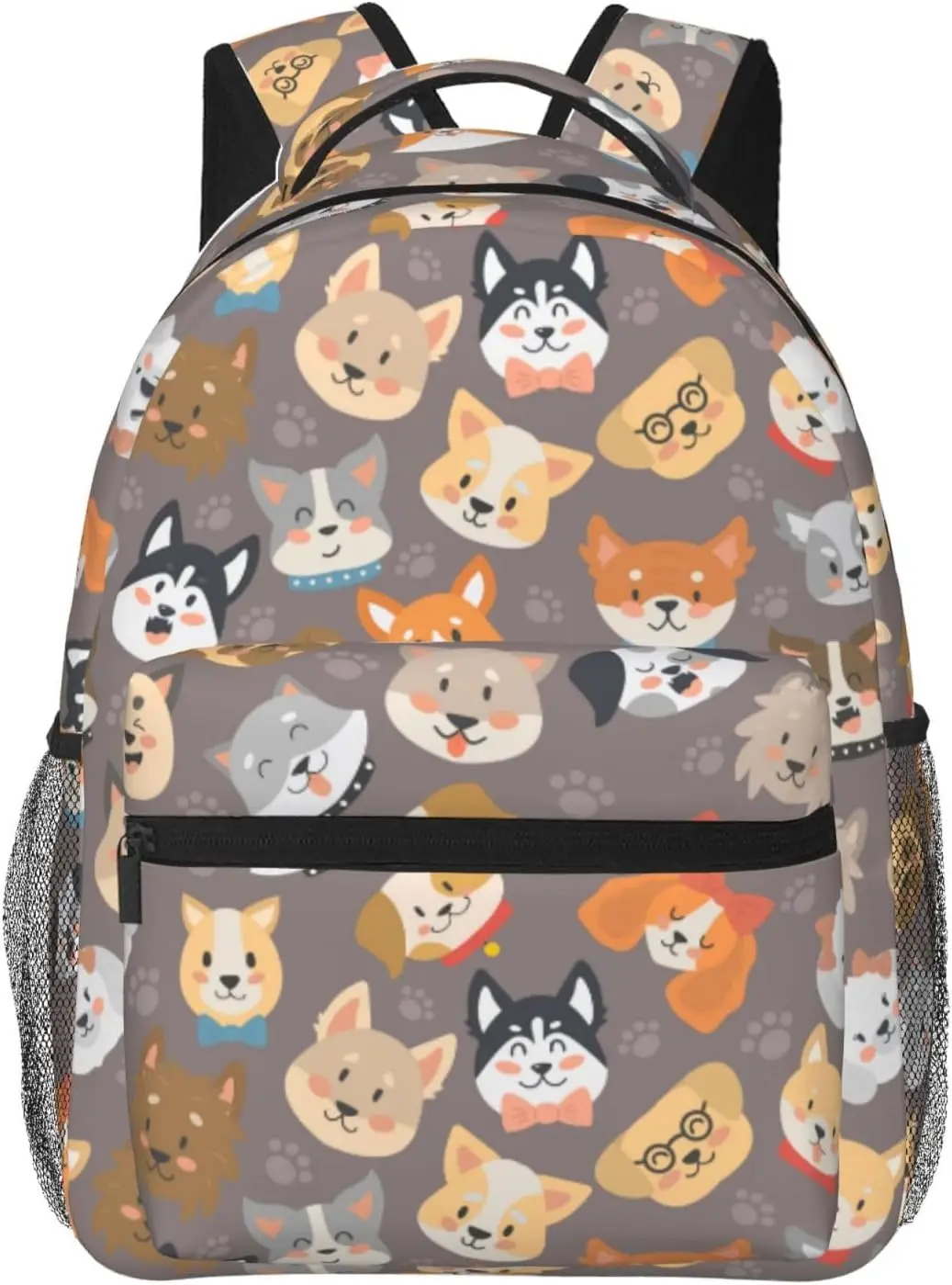 Cute-Cartoon-Dog-Face-Lightweight-Laptop-Backpack-for-Women-Men-College ...