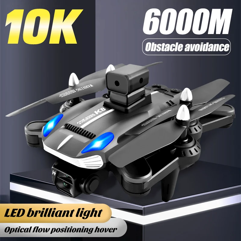 2023 New K8 Drone 10K Professional RC Helicopter ESC HD Dual Camera ...