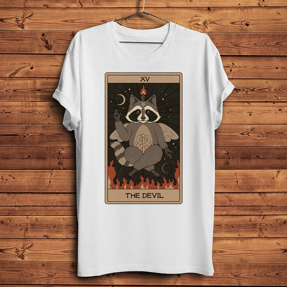 Camiseta-divertida-de-Tarot-para-hombre-camisa-informal-de-manga-corta ...