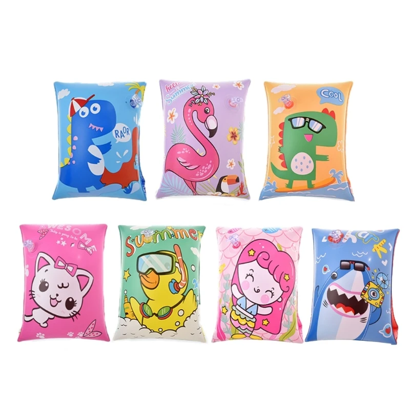 1-Pair-Kids-Swimming-Arm-Float-Inflatable-Arm-Float-Rings-Armbands ...