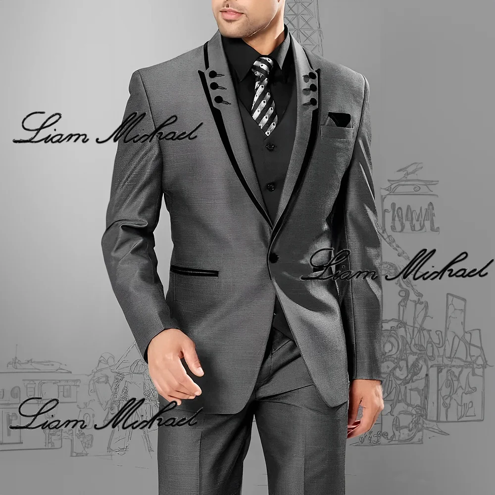 Formal-Gray-Suit-for-Men-Wedding-Groom-3-Piece-Tuxedo-Suit-Fashion ...