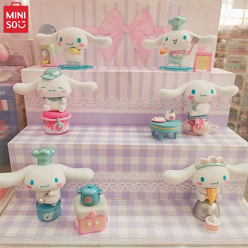 MINISO-Cinnamoroll-Cooking-Cabin-Series-Blind-Box-Kawaii-Sanrio-Desktop ...