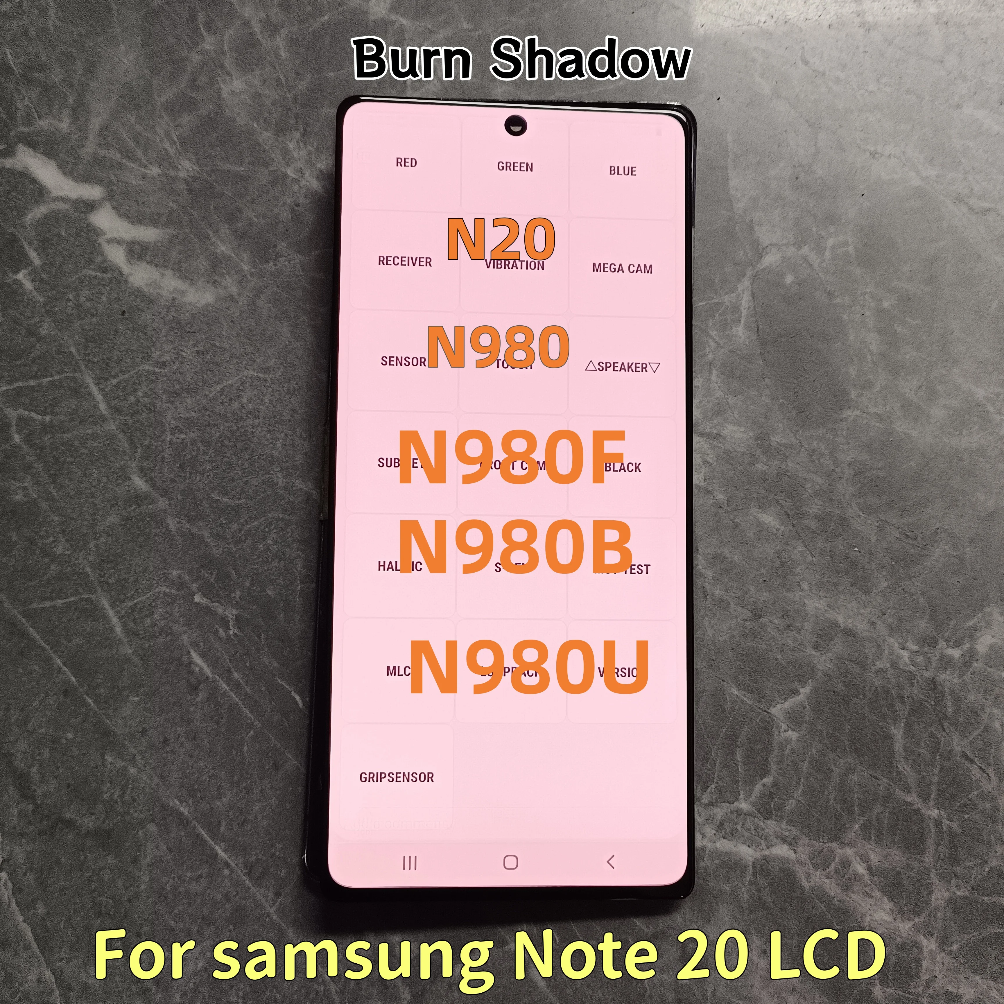 AMOLED Note 20 LCD display suitable for Samsung Galaxy Note20 N980 N981 ...