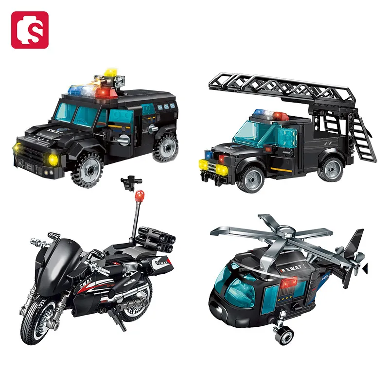 SEMBO-Military-Vehicle-Aircraft-Assemblage-Building-Blocks-Kits-MOC ...