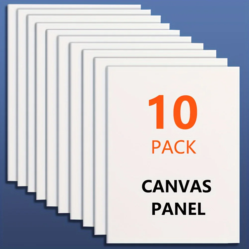 10-Pack-7x9-45-Inch-Premium-Thick-Canvas-Panels-Art-Painting-White ...