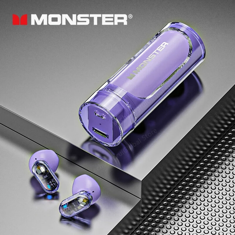 Monster XKT13 Wireless Bluetooth 5.3 Headphones TWS Mini Earbuds ...