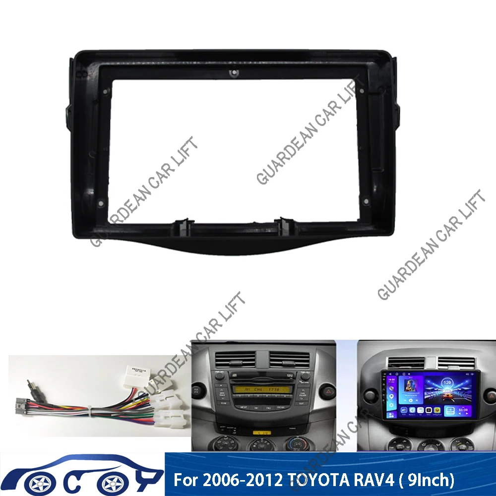 9-Inch-Car-DVD-Frame-Audio-Dash-Trim-Kits-Facia-Panel-Radio-Player ...