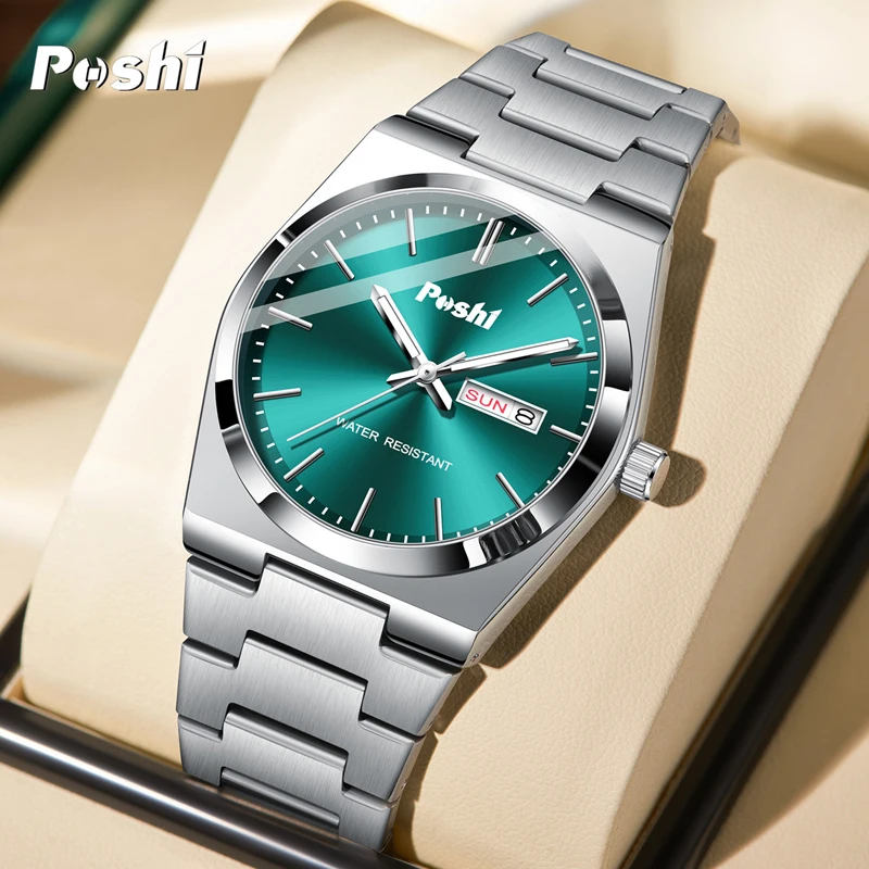 POSHI-Fashion-Watch-for-Man-Luxury-High-Quality-Quartz-Wristwatch-Week ...
