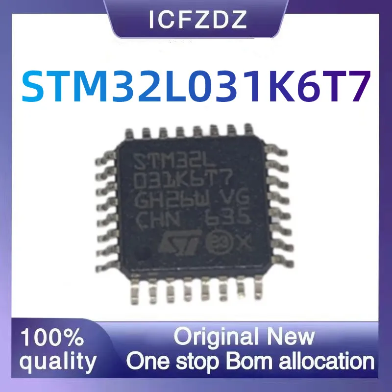New Original STM32L031K6T7 STM32L 32LQFP Microcontroller Chip ...
