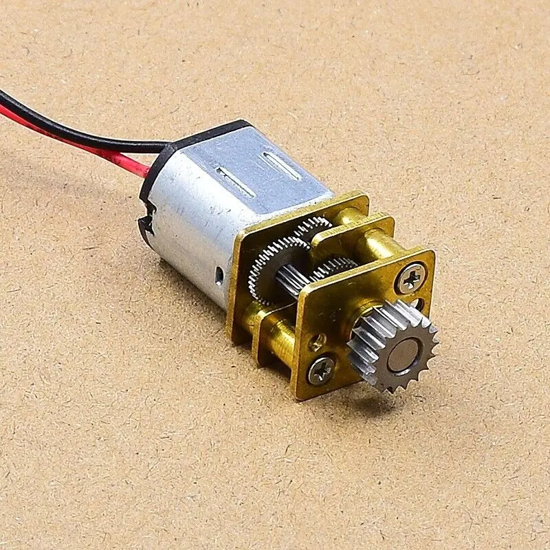 12mm 3D Printing Pen Gear Motor DC3V-6V 5V 55RPM Slow Speed Stainless ...