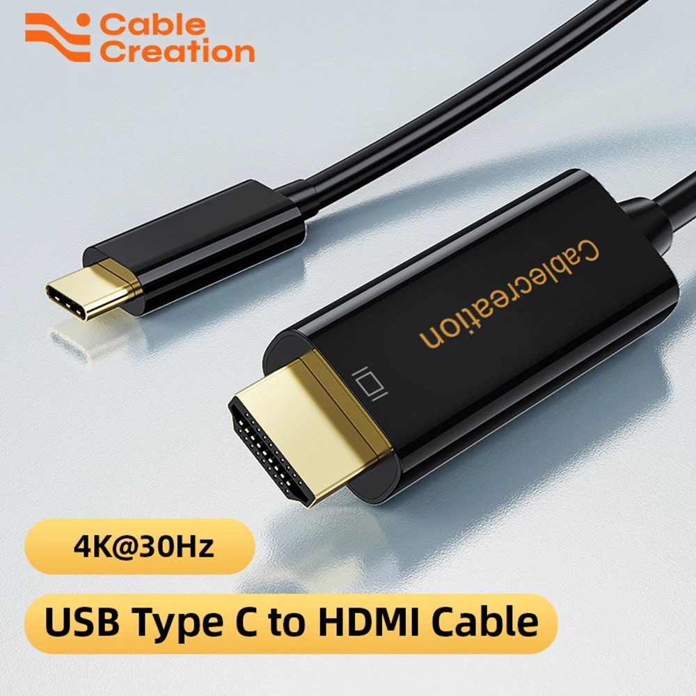 CableCreation-USB-Type-C-to-HDMI-Cable-Cord-4K-30Hz-Thunderbolt-3-4-USB ...