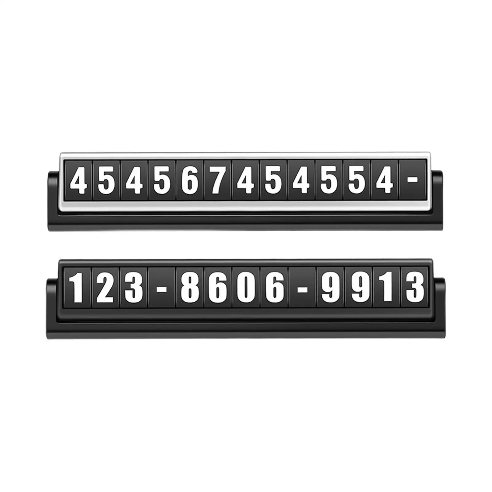 Car-Parking-Telephone-Number-Plate-Luminous-Dual-Number-Temporary-Stop ...