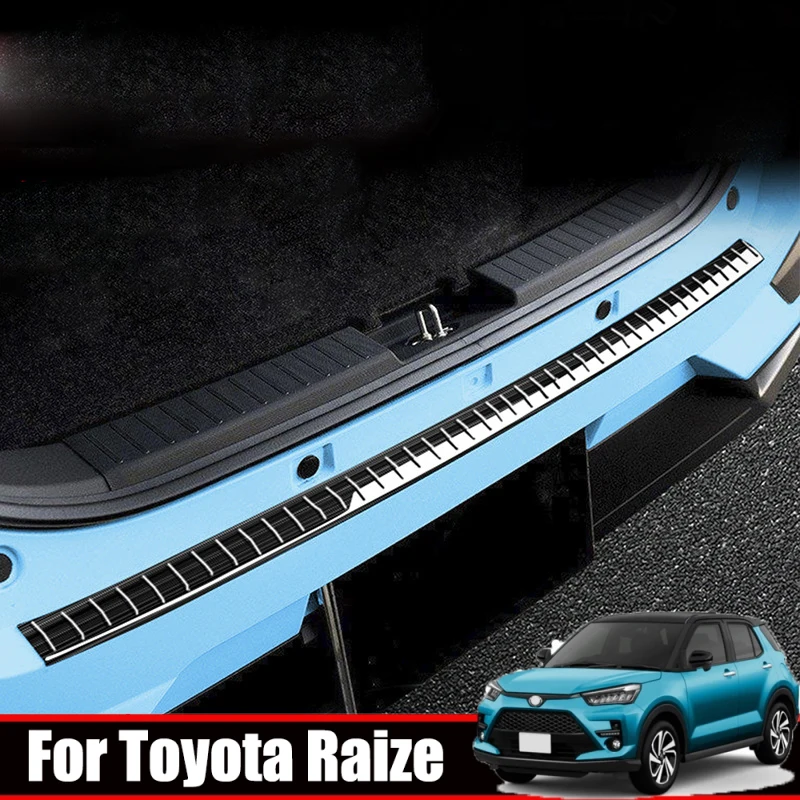 For Toyota Raize A200/A201 2020 2021 stainless steel outer Rear Bumper ...