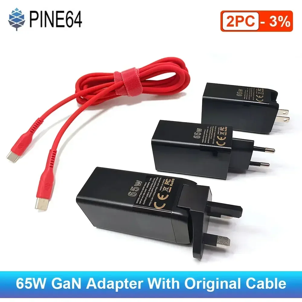 Original-Pine64-Cable-And-65w-GaN-Adapter-Soldering-Iron-Special ...