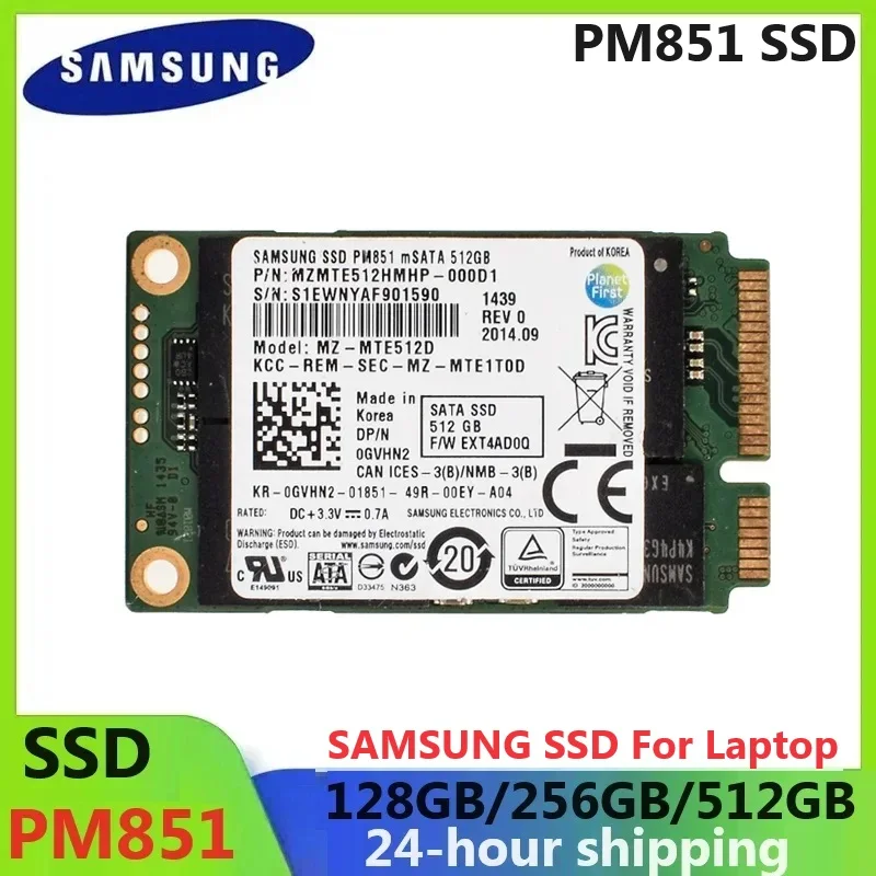 SAMSUNG-PM851-SSD-Internal-Solid-State-Drive-mSATA-Internal-SSD-128GB ...