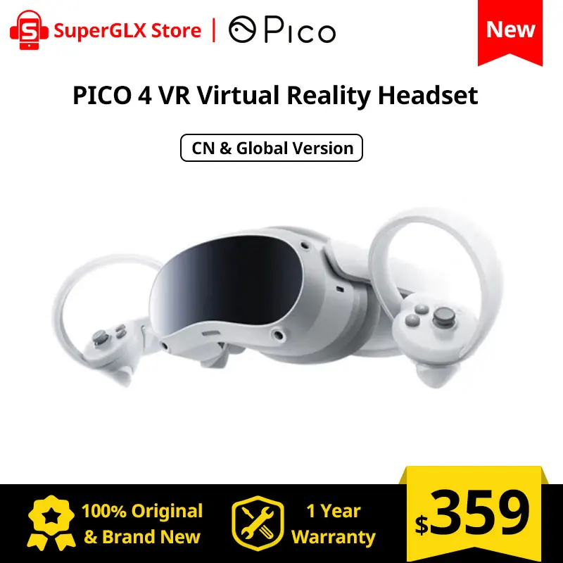 100% Original Pico 4 VR Headset All-In-One Realidade Virtual Headset ...