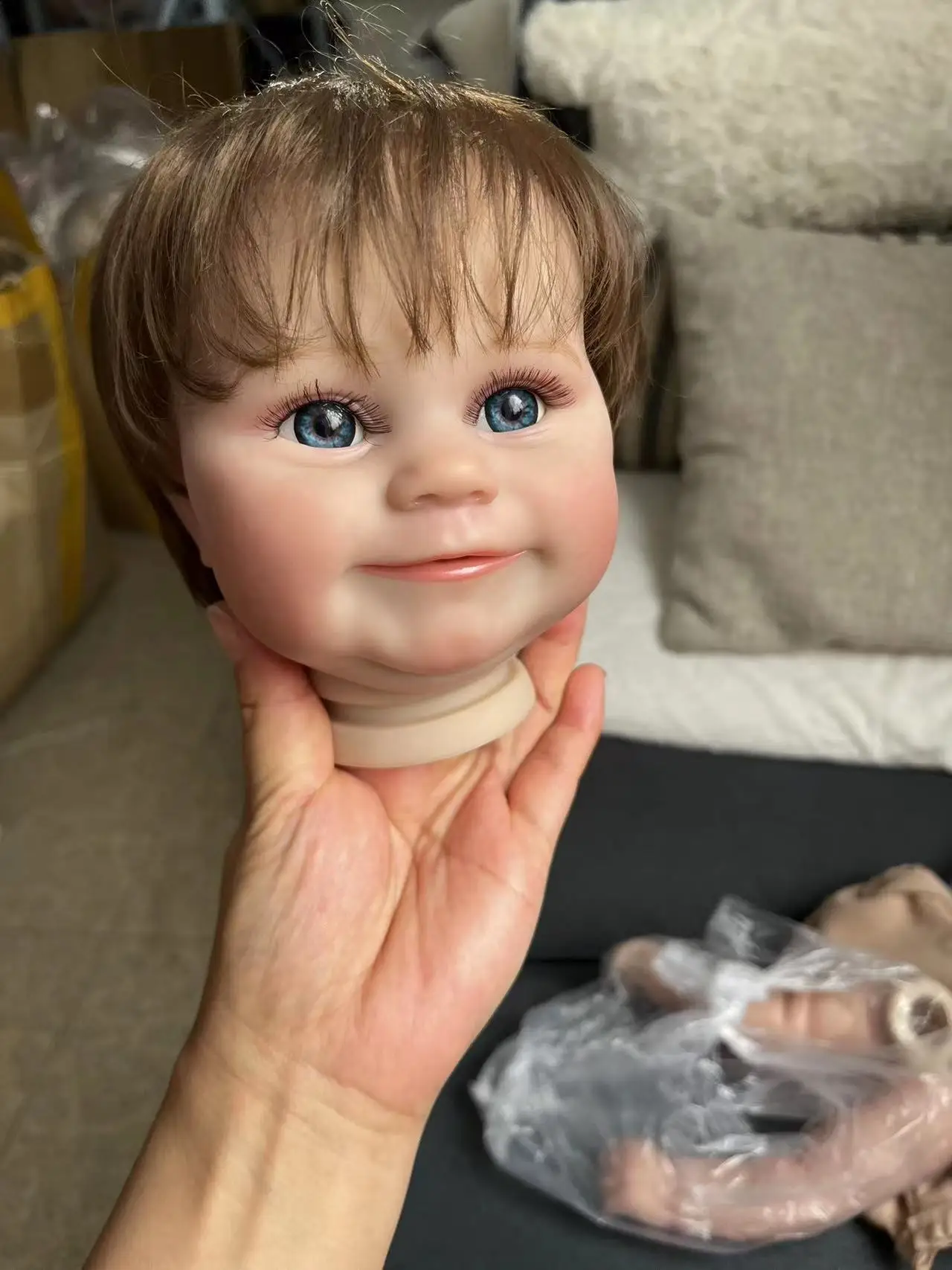 19inch Reborn Doll Kits Sweet Baby Maddie Unassembled DIY Blank Doll ...