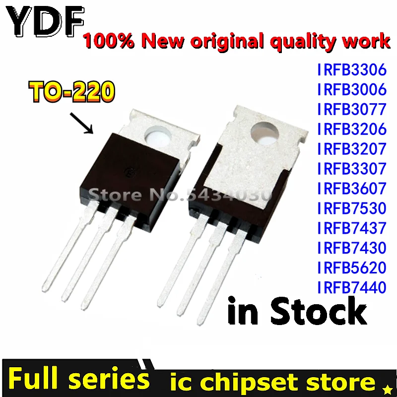10pcs-100-New-IRFB3306-IRFB3006-IRFB3077-IRFB3206-IRFB3207-IRFB3307 ...