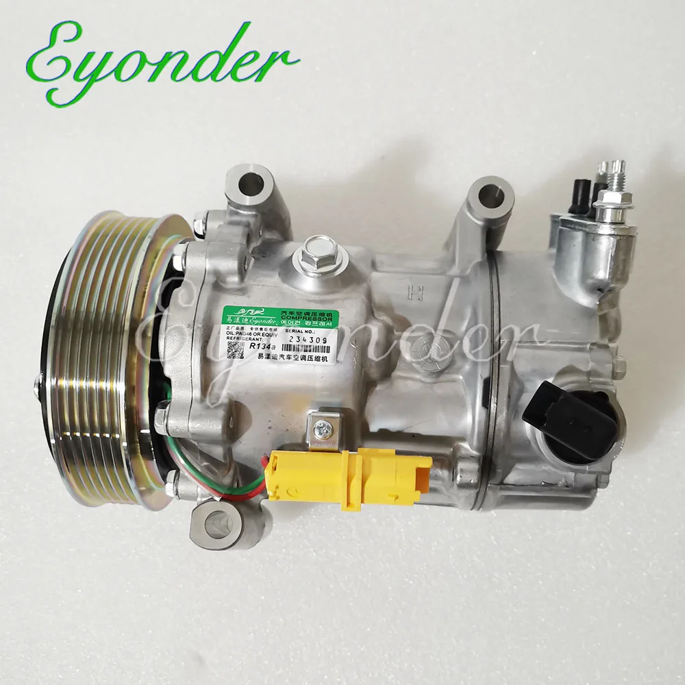AC Compressor for CITROEN C4 C5 BERLINGO B9 DS3 6453ZX 6453ZZ 648701 ...