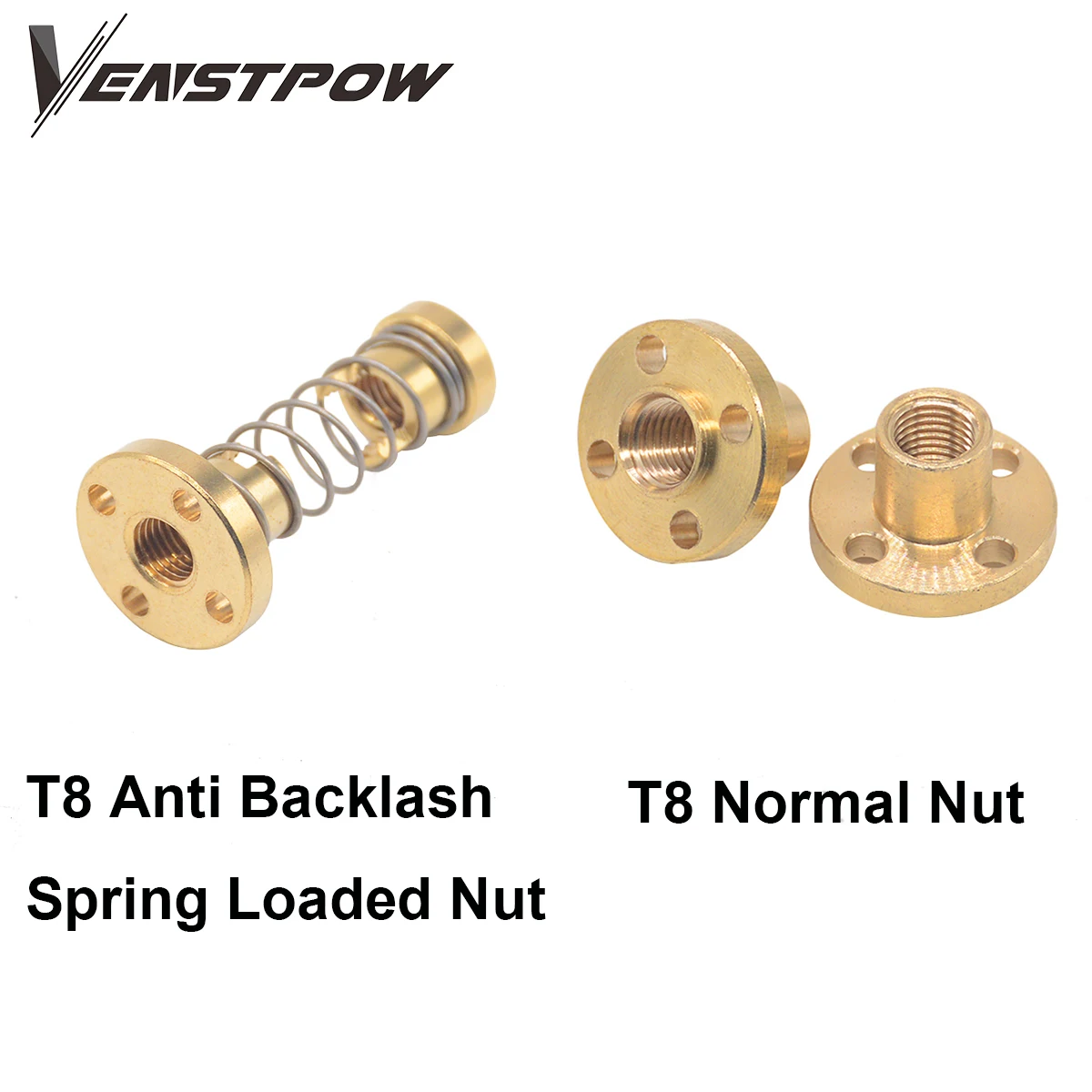 1pc-T8-Anti-Backlash-Spring-Loaded-Nut-Elimination-Gap-Nut-for-8mm ...