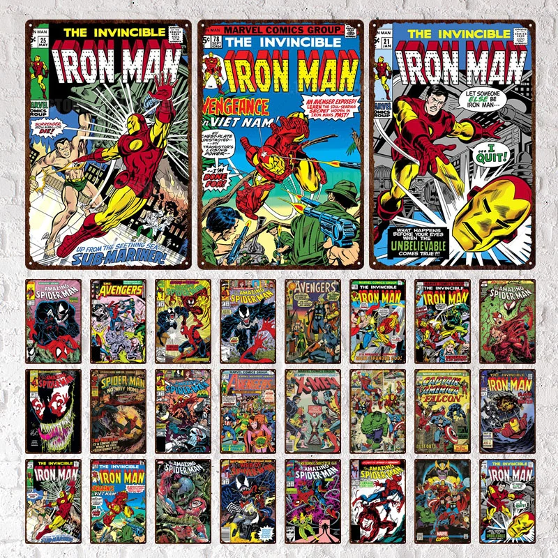 Retro Iron Man Comic