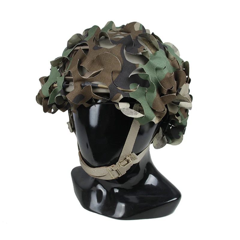Four-Colour-Jungle-3D-Camouflage-Lightweight-Laser-Cut-Helmet ...