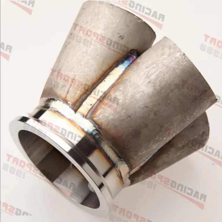 S+ 2.5" V-Band Vband 4-1 4 Cylinder Manifold Header Merge Collector ...