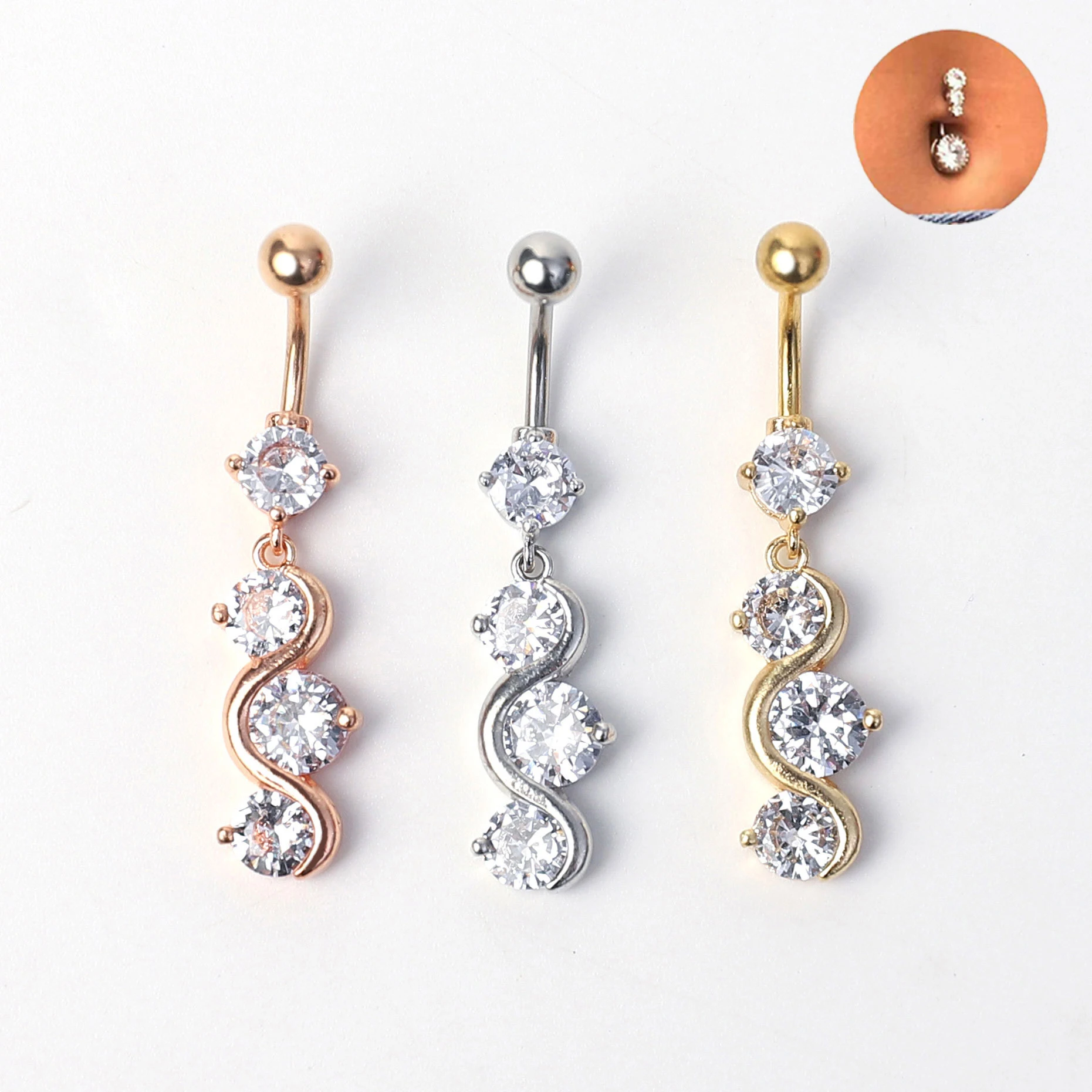 Infinity Belly Button Rings