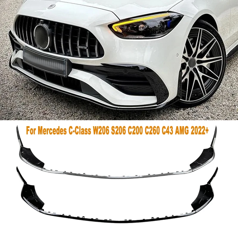 For-Mercedes-C-Class-W206-S206-C200-260-43-AMG-2022-Front-Bumper-Lip-Splitter-Diffuser.jpg