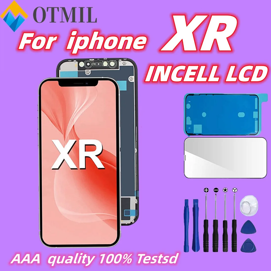 100-Origina-Best-Choice-incell-LCD-for-iPhone-XR-Display-Screen-With-3D ...