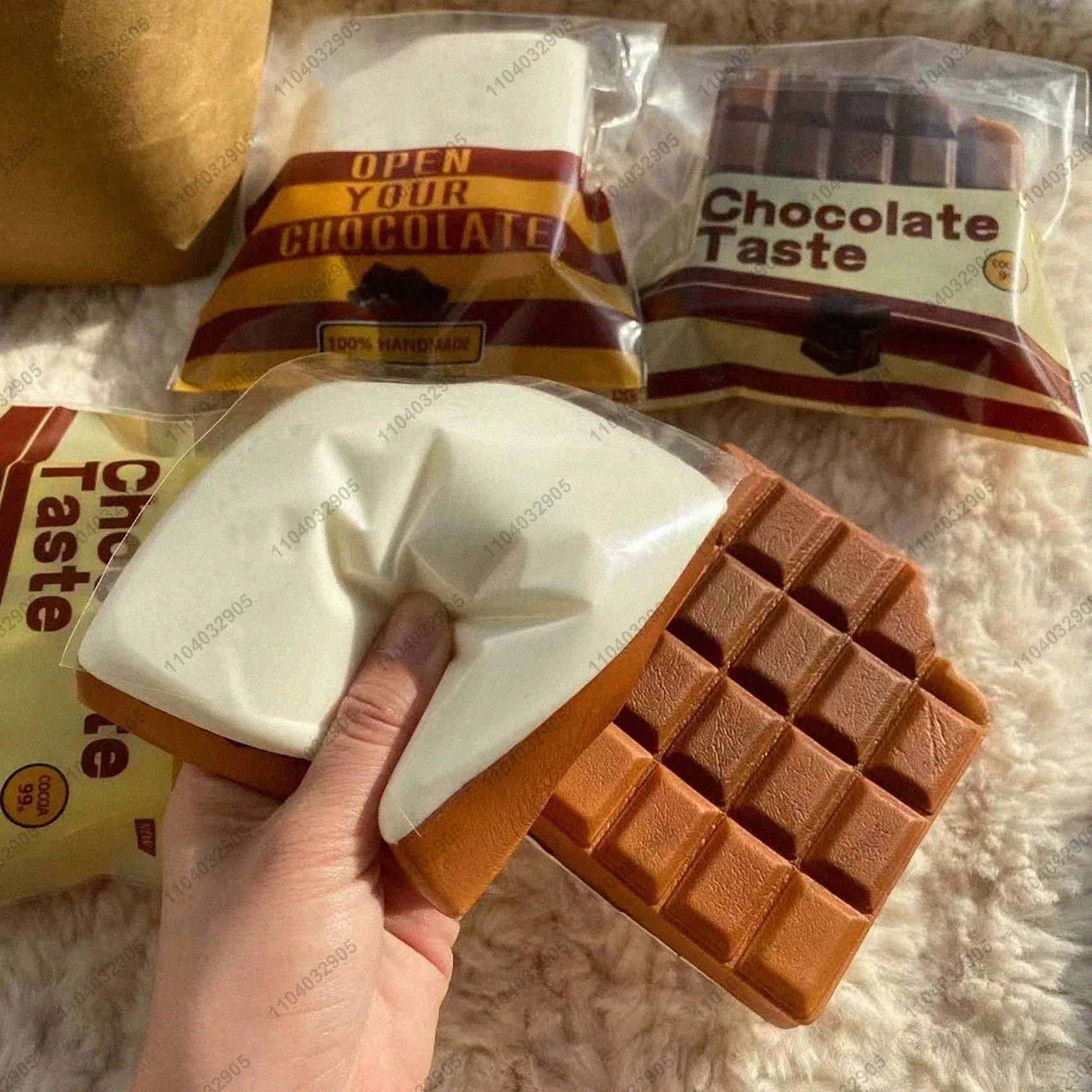 Chocolate-Bread-Squishy-Slow-Rising-Chocolate-Toast-Bar-Slow-Rebound ...