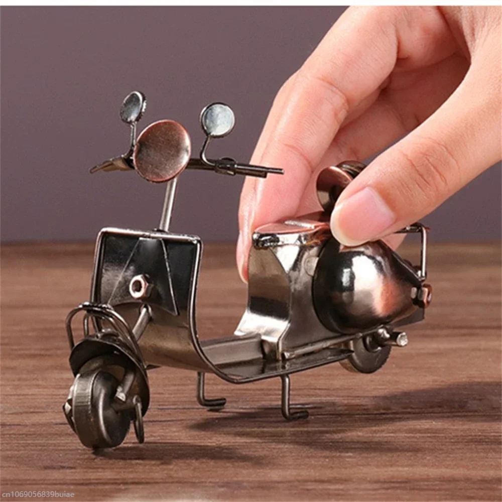 Handmade-Iron-Motorcycle-Model-Ornaments-Retro-Motor-Figurine-Iron ...
