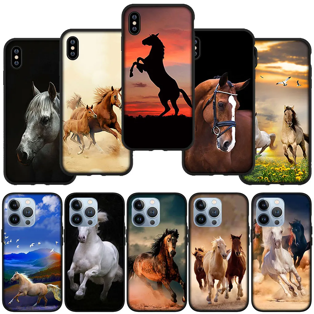 Wild Horse Soft Phone Cover Case for iPhone 6 S Plus (1)