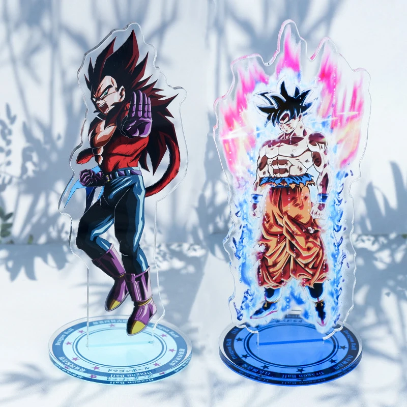 Anime dragon ball acrílico suporte modelo placa super saiyan figuras de ...
