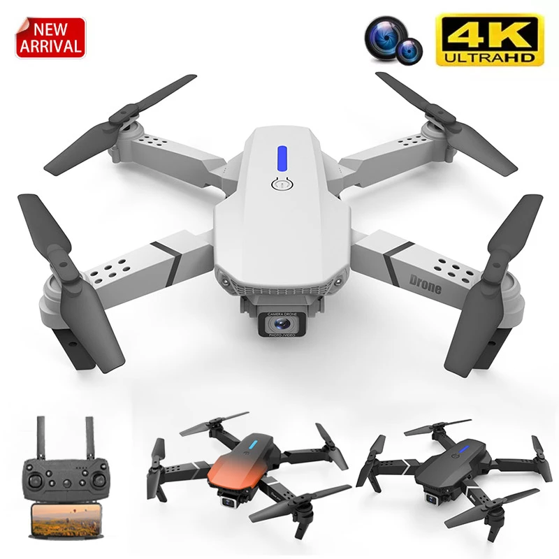 E88Pro Dron 4K profesional con cámara HD gran angular de 2023 P, helicóptero plegable, WIFI, FPV ...