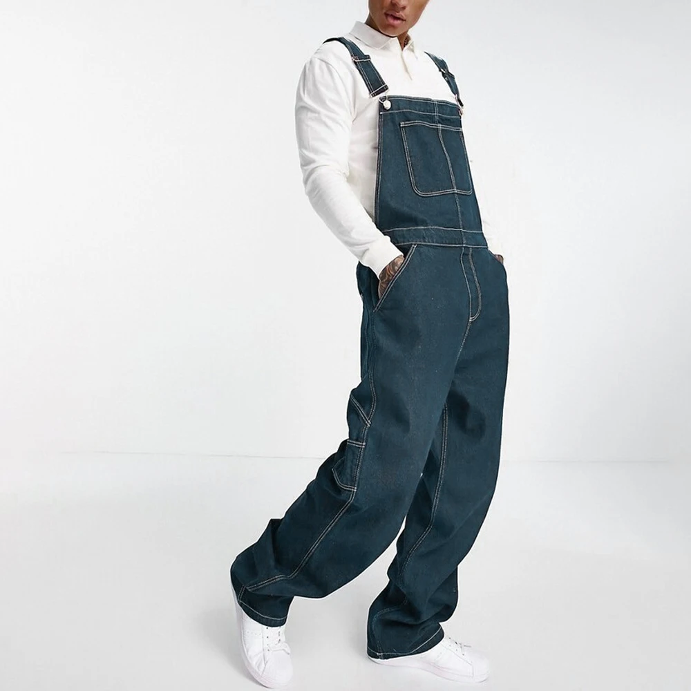 Monos-de-mezclilla-Retro-americanos-con-tirantes-para-hombre-mono ...