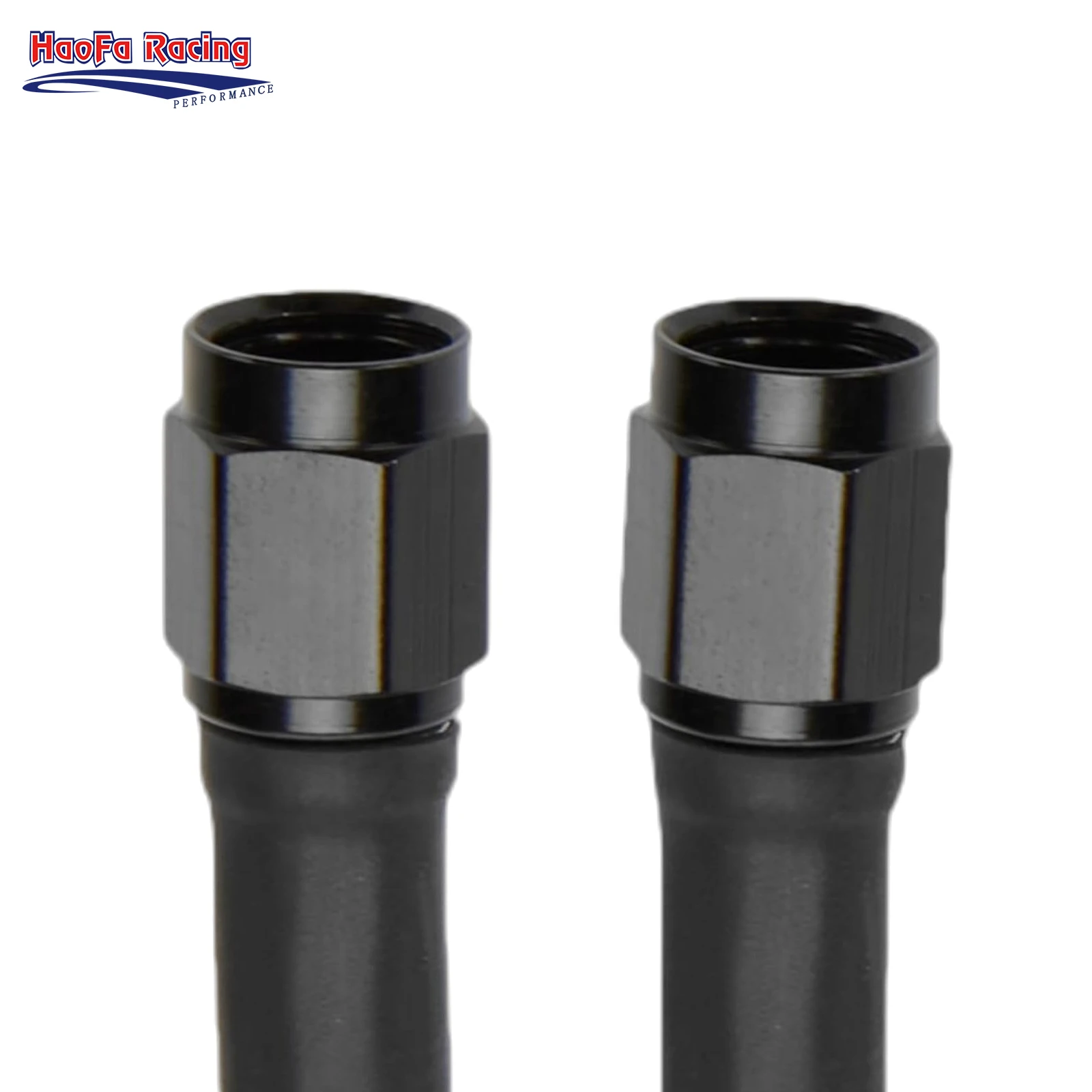 Universal 3an PTFE Braided Brake Line Steel Fittings AN3 0°-degree ...