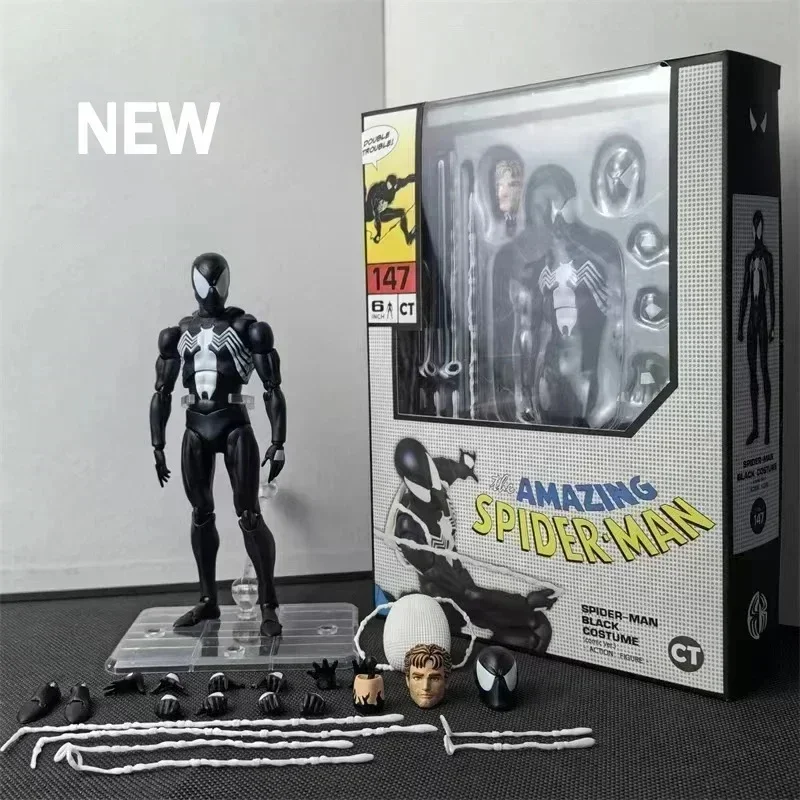 Figura-de-acci-n-del-Anime-The-Amazing-Spider-man-Mafex-1-12-S-h ...