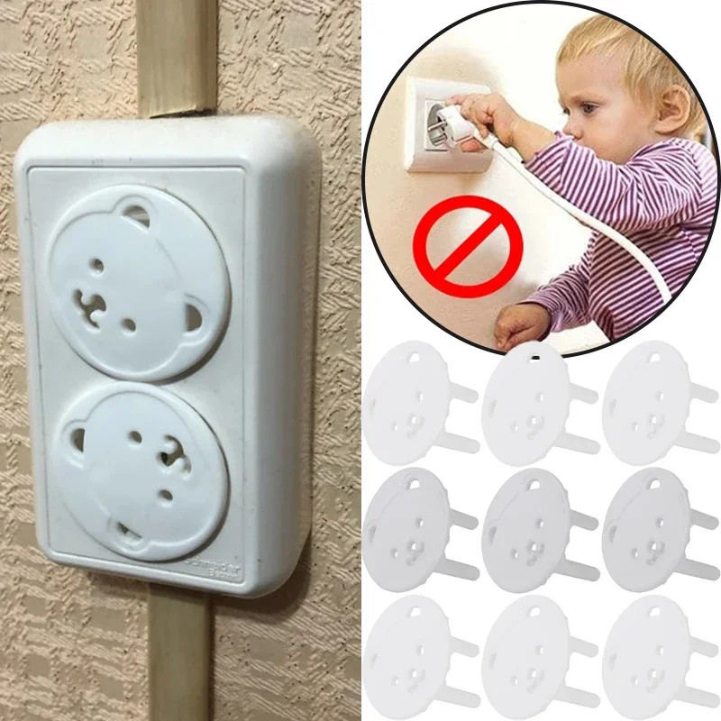 8pcs Socket Protection for Baby Care Safety Electric Socket Outlet Plug ...