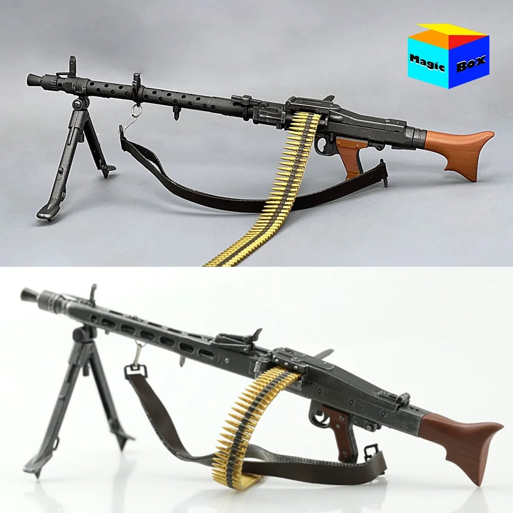 1-6-Scale-Germany-Soldier-MG34-MG42-Light-Machine-Gewehr-Gun-WWII ...