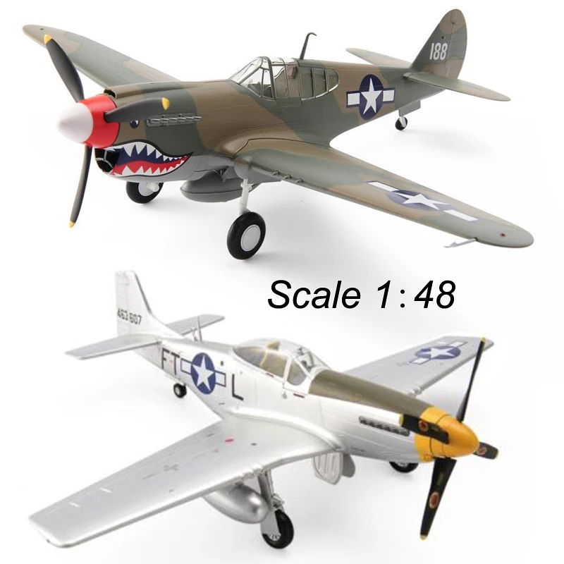 1-48-Scale-WWII-Fighter-P-40M-BE-39325-P51D-Military-Air-Force-Plane ...