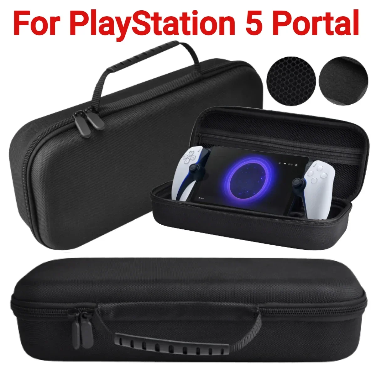 Carrying Case Shockproof Splashproof Portable Storage Bag with Mesh ...
