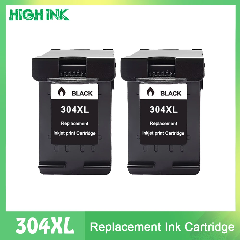 304-Black-Replacement-Ink-Cartridge-304-XL-HP304-Compatible-for-Hp-2600 ...