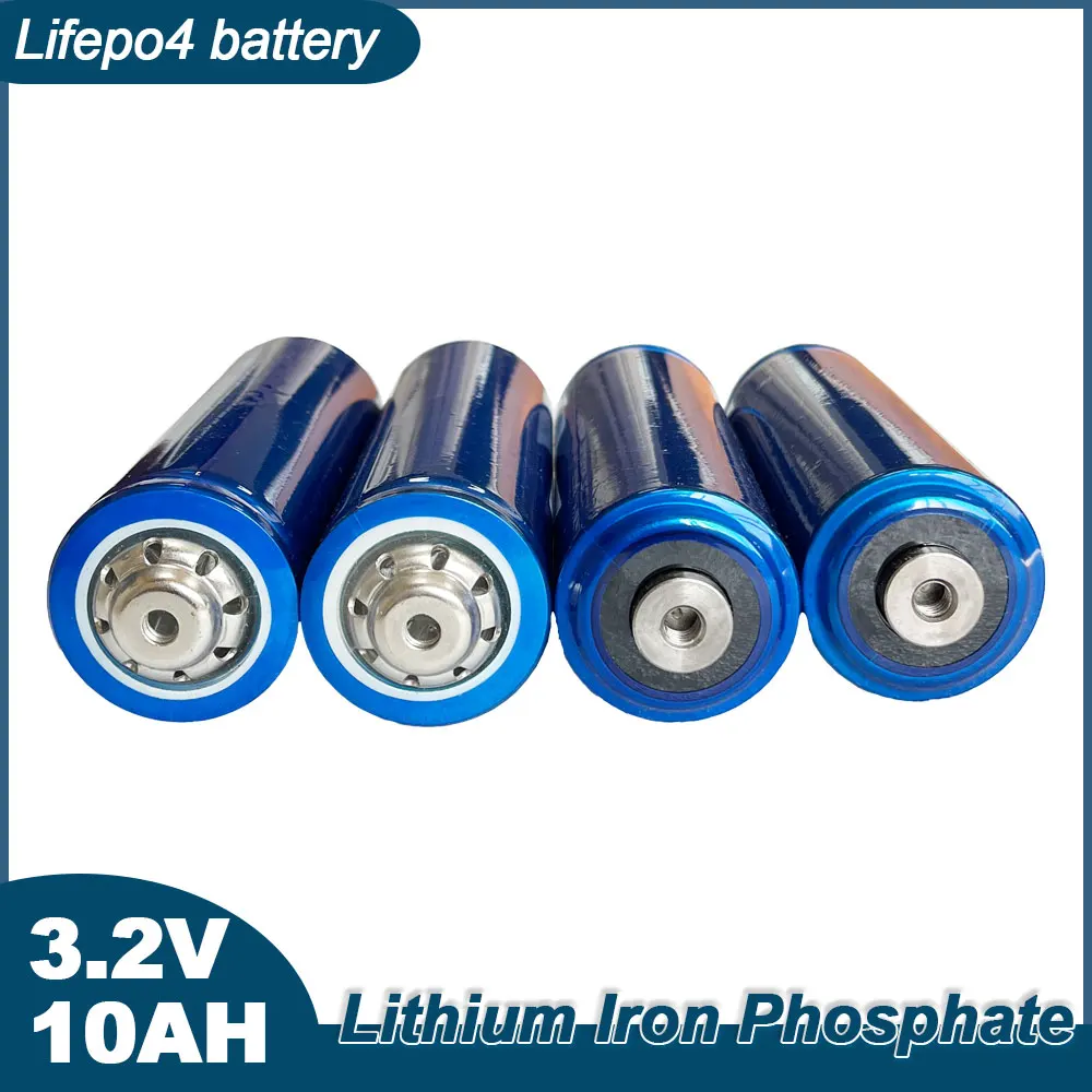 3.2V 10Ah 38120 LiFePO4 Battery Cylindrical Cell 38120S for DIY 12V 24V ...