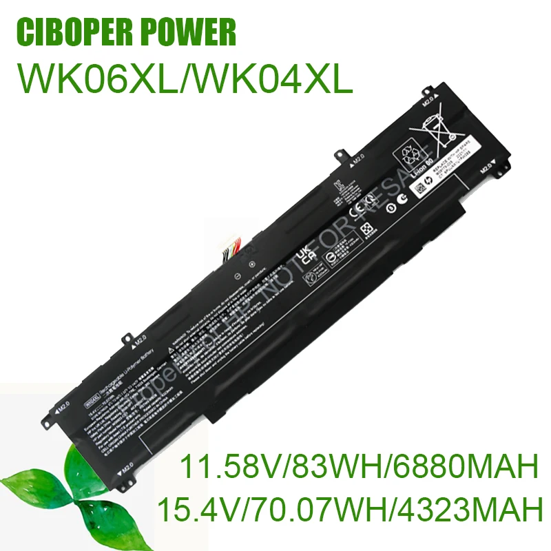 CP Genuine Laptop Battery WK06XL/WK04XL 83Wh/70Wh For OMEN 7 series ...