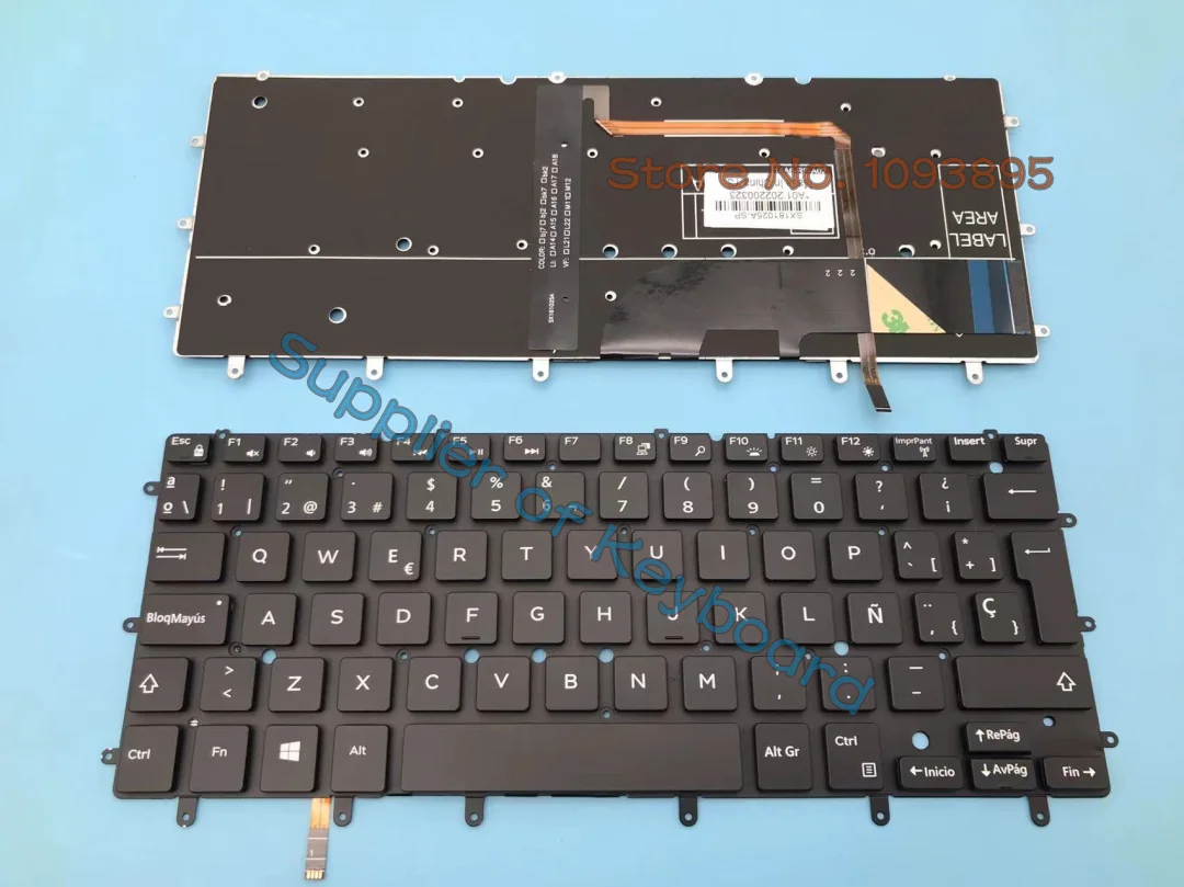 New Spanish keyboard For DELL XPS P54G P54G001 P54G002 Laptop Latin ...
